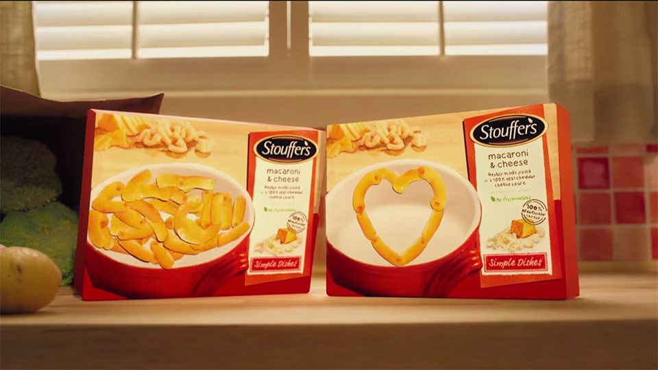 STOUFFER’S “MAC CUPS” – COMMERCIAL – Joanna Newman